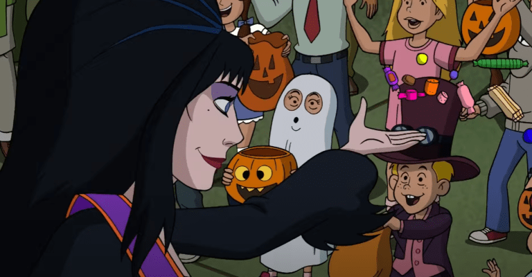 Elvira Mistress Of The Dark Teams Up With Scooby Doo For Halloween